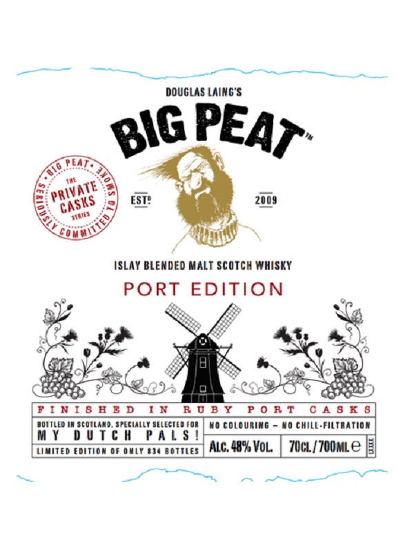 BIG PEAT Port Cask Finish 48% Netherlands 0,70 ltr - Arthur & Co ...