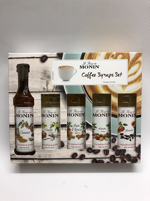 MONIN Coffee set 5x50ml – Arthur & Co Slijterij Wijnhandel
